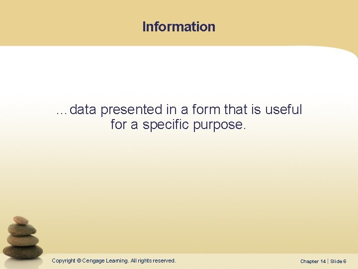 Chapter 14 Understanding Information and eBusiness Learning Objectives