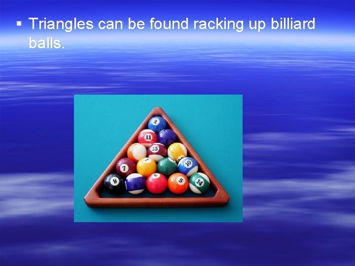 Triangles I can differentiate between the different types