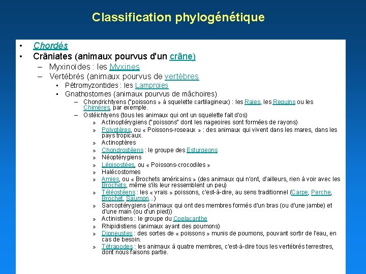 Les poissons Classification Description morphologie Reproduction ...
