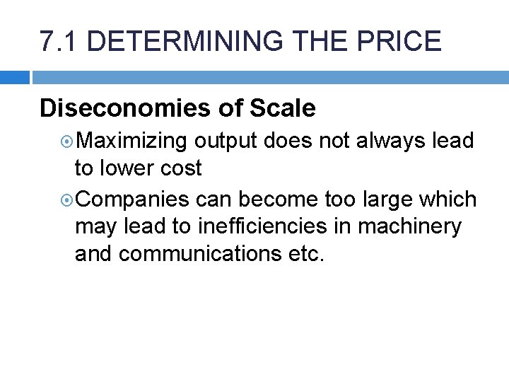 CHAPTER 7 PRICING 7 1 DETERMINING THE PRICE