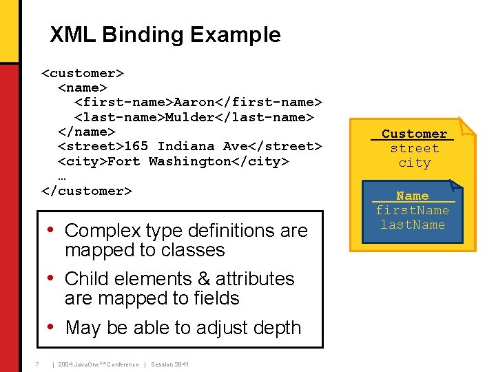 Java TM Technology to XML Binding Tools JAXB