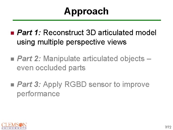 OcclusionAware MultiView Reconstruction of Articulated Objects for Manipulation