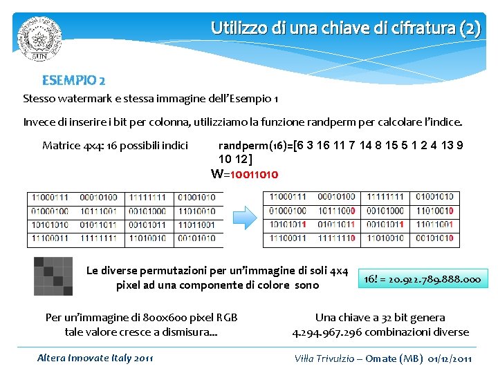 Altera University Program Seconda Universit degli Studi di