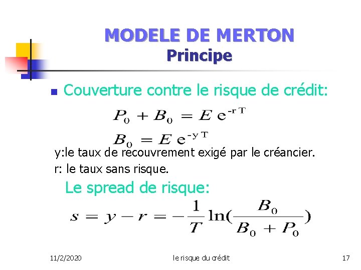 RISQUE CREDIT YOUSSEF CHALACH FOUZIA ELAM MALADO WONE