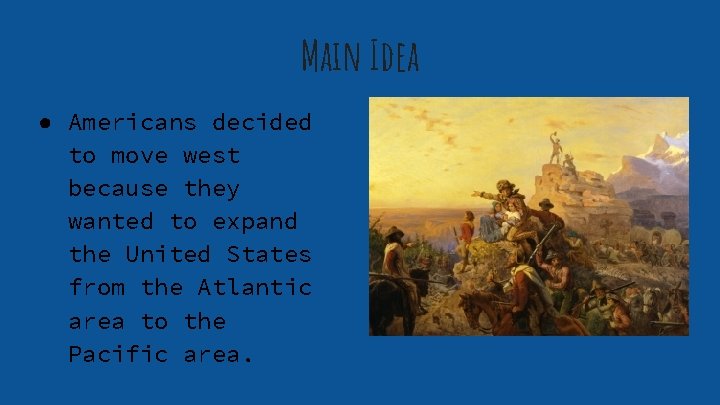 Chapter 9 Section 2 Manifest Destiny Main Idea
