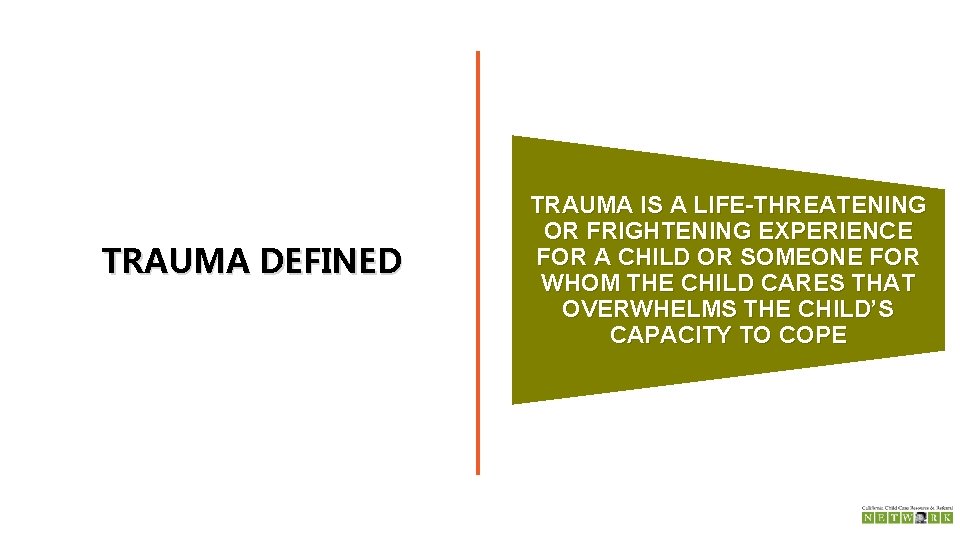 UNDERSTANDING THE IMPACT OF TRAUMA IDENTIFYING STRATEGIES TO