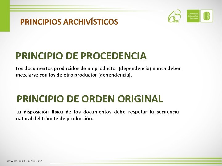 LA CORRECTA ORGANIZACIN DE ARCHIVOS UN APORTE A