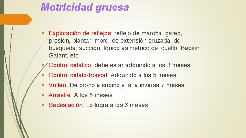 SIGNOS DE ALARMA Y NEURODESARROLLO FACTORES A TENER