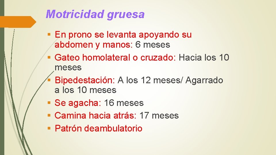 SIGNOS DE ALARMA Y NEURODESARROLLO FACTORES A TENER