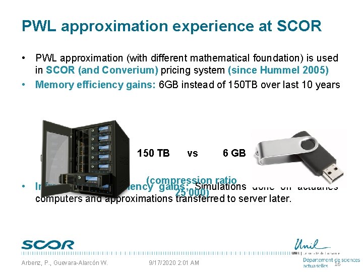 Risk measure preserving piecewise linear approximation of empirical