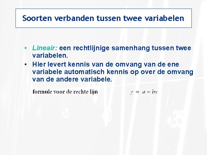 Hoofdstuk 18 Verbanden tussen variabelen vaststellen en interpreteren