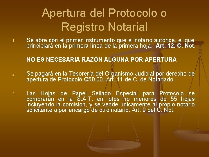 El PROTOCOLO O REGISTRO NOTARIAL ANTECEDENTES HISTRICOS 1