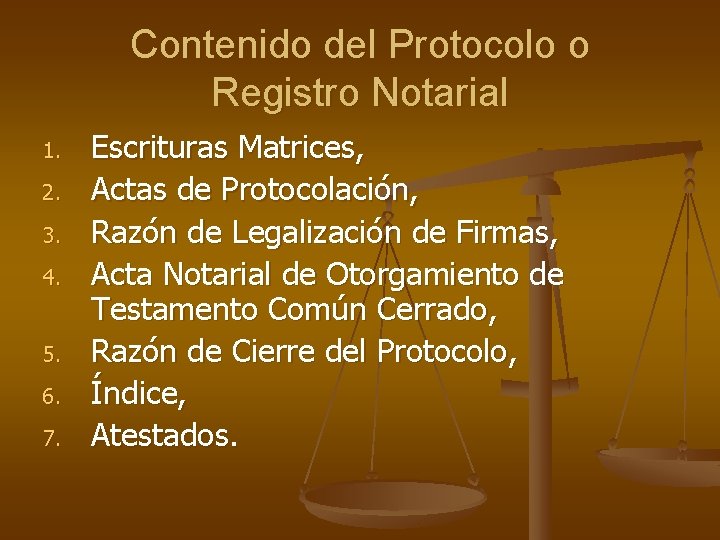 El PROTOCOLO O REGISTRO NOTARIAL ANTECEDENTES HISTRICOS 1