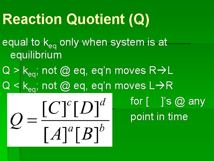 Chemical Equilibrium Chapter 15 Chemical Equilibrium opposing reactions