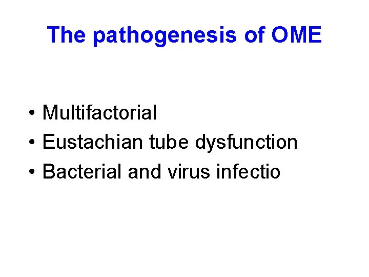 Chronic otitis media Prof Abdulrahman Alsanosi Program Director