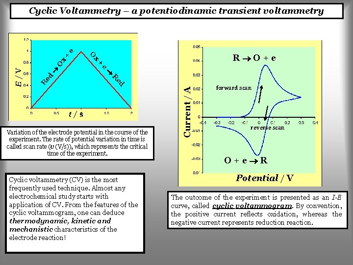 Cyclic voltammetry a fingerprint of electrochemically active species