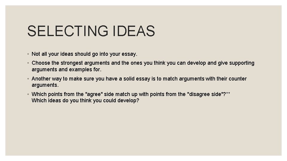 BUILDING EFFECTIVE ESSAY OUTLINES WHAT IS IT WHY