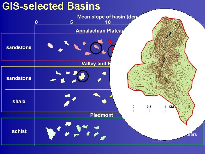 Erosion rates patterns inferred from cosmogenic 10 Be