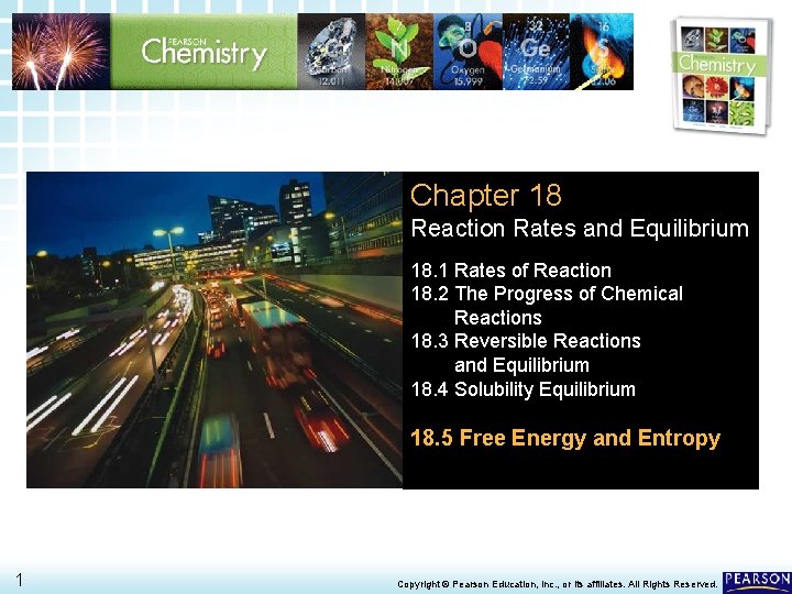 18 5 Free Energy and Entropy Chapter 18