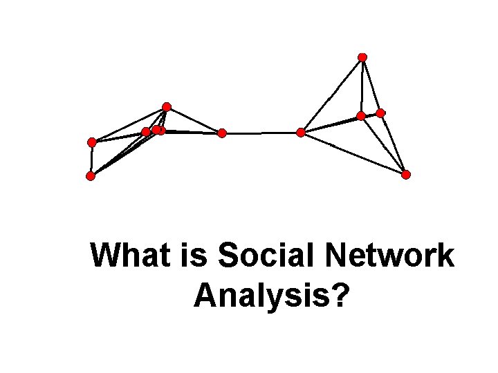 What is Social Network Analysis Structural Intuitions Alex