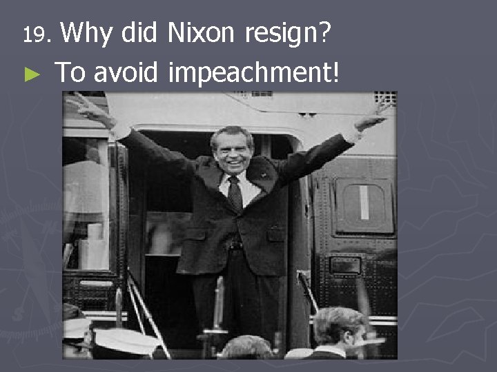 The Rise and Fall of Richard Nixon Chapter