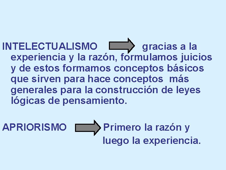 EL CONOCIMIENTO El conocimiento es una constante bsqueda