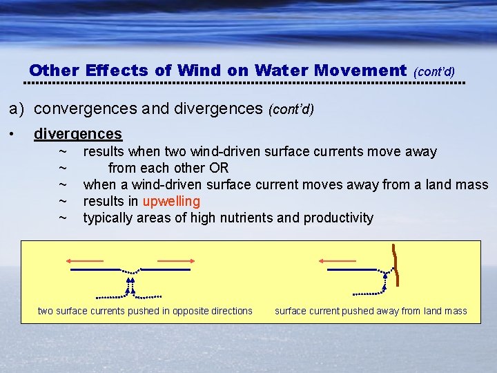 The Oceans in Motion Surface Currents Ocean Currents