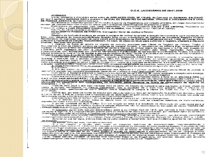 Das CLUSULAS de INALIENABILIDADE IMPENHORABILIDADE e INCOMUNICABILIDADE 1