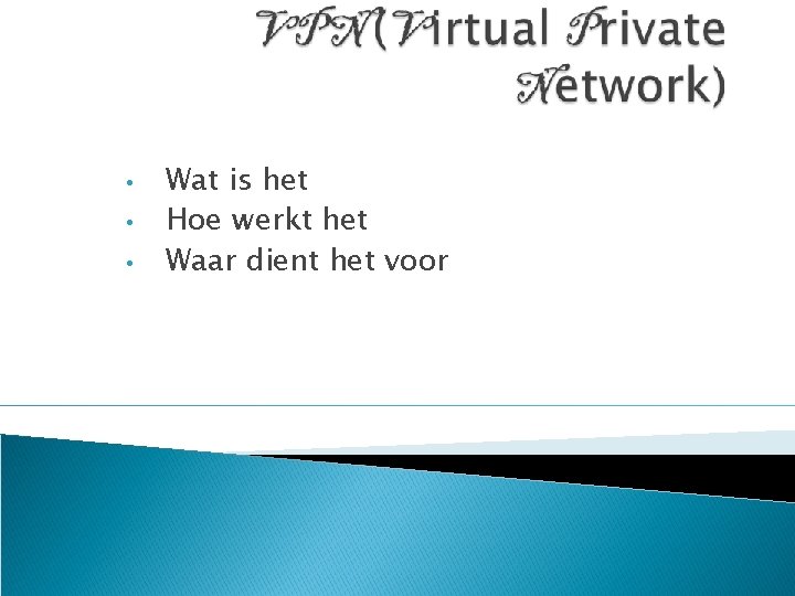 Wat is het Hoe werkt het Waar dient