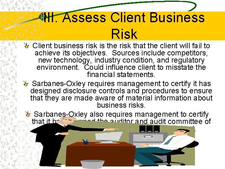 Chapter 8 Audit Planning and Analytical Procedures J
