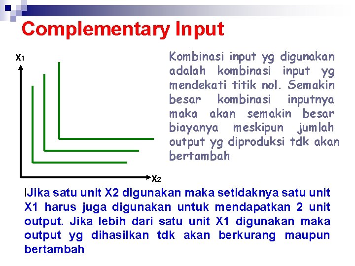 CHAPTER 4 PRODUKSI DENGAN 2 ATAU LEBIH INPUT