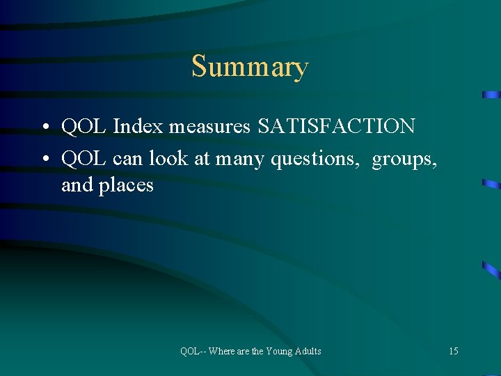 Where Do Young Adults Live and Why Combining