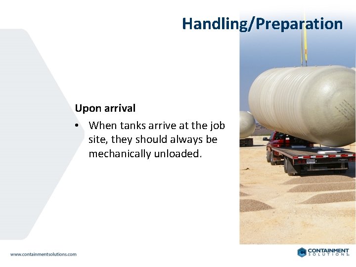 FIBERGLASS STORAGE TANK INSTALLATION INSTRUCTIONS OPERATING GUIDELINES ...