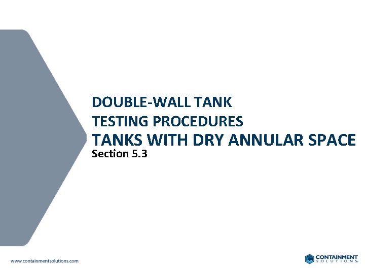 FIBERGLASS STORAGE TANK INSTALLATION INSTRUCTIONS OPERATING GUIDELINES ...