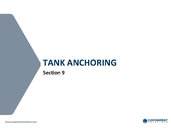FIBERGLASS STORAGE TANK INSTALLATION INSTRUCTIONS OPERATING GUIDELINES ...