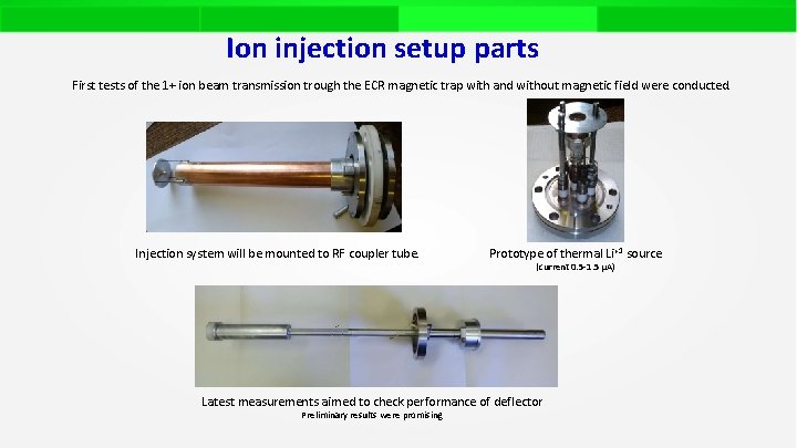 Innovative Charge Breeding Techniques ICBT P Uji F