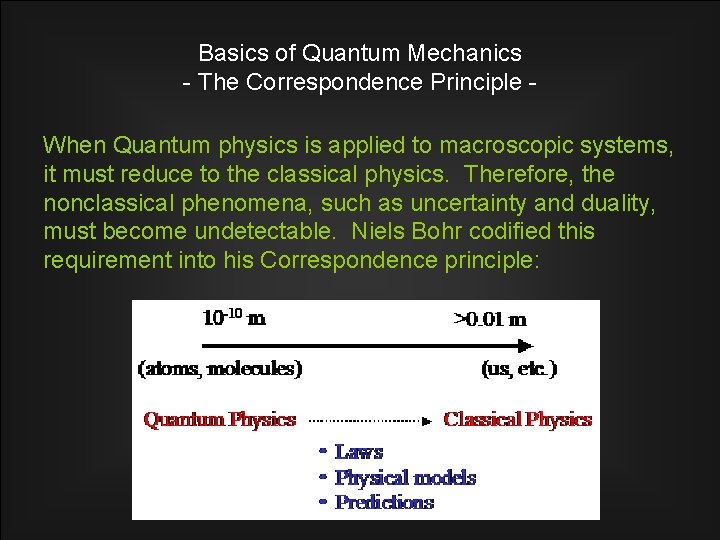 Basics of Quantum Mechanics Dragica Vasileska Professor Arizona
