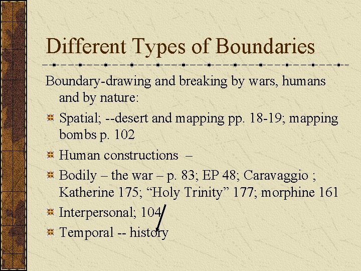 The English Patient 2 Crossing and Setting Boundaries