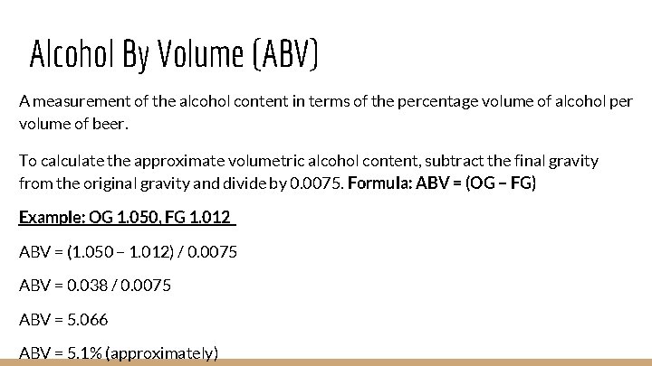 Beer Terminology Beer and Food Pairing Alcohol by