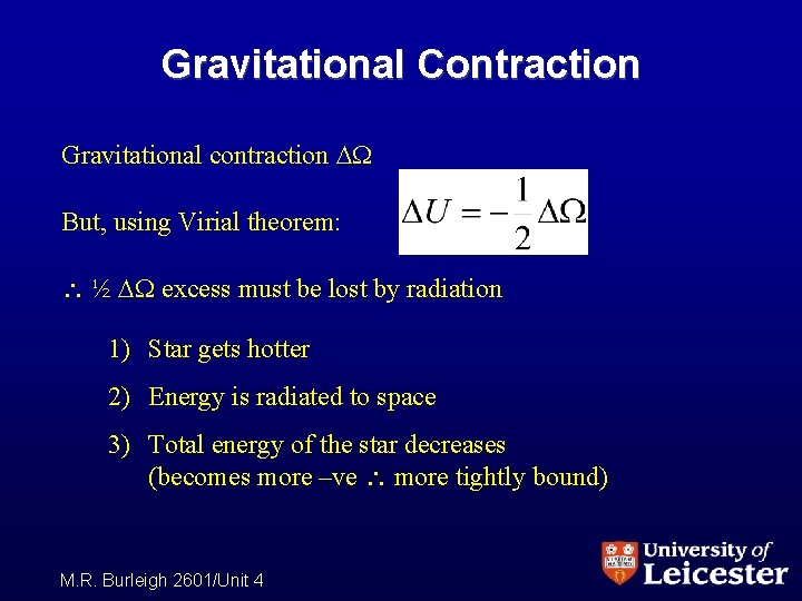 DEPARTMENT OF PHYSICS AND ASTRONOMY LIFECYCLES OF STARS