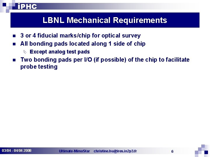 Ultimate MIMO i PHC Ultimate Chip Floor Plan