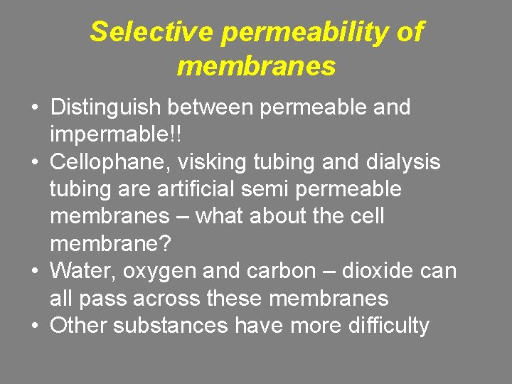 Diffusion and Osmosis Lesson Objectives By the end