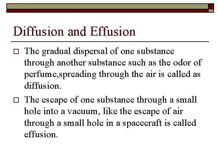 Properties Of Gases Chapter 5 Nature Of gases