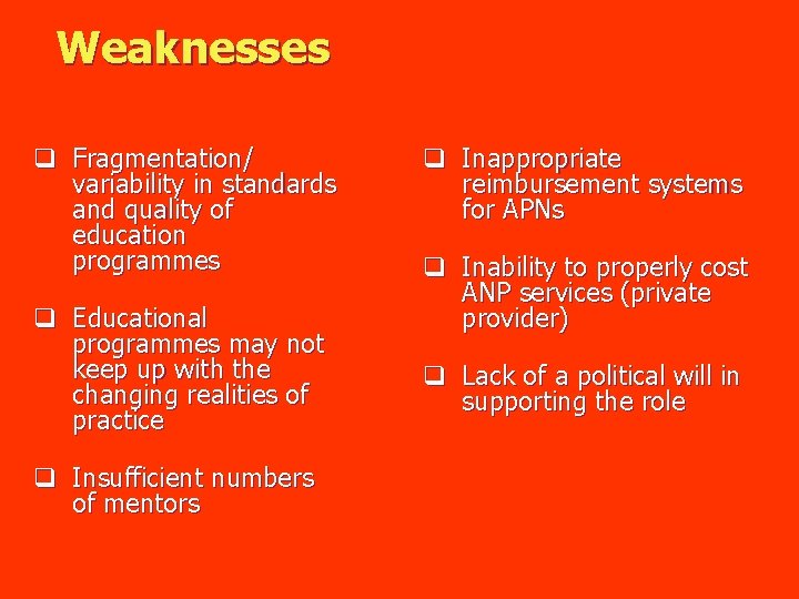 Strengths Weaknesses Opportunities Threats Analysis in relation to