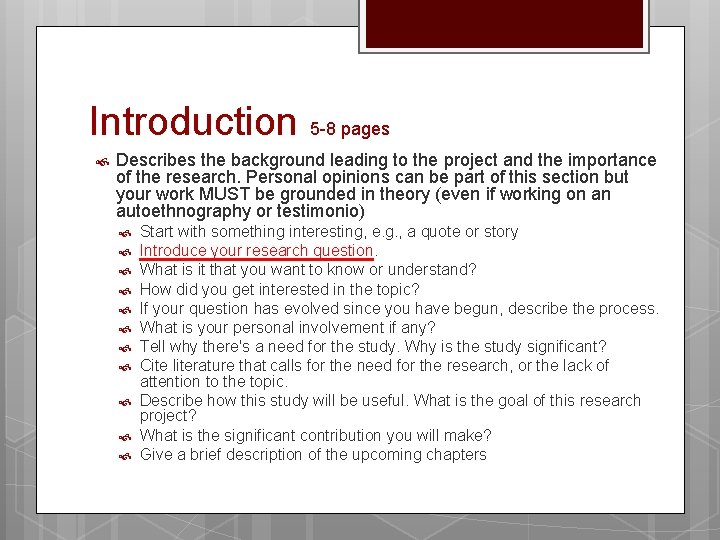 How to Organize Your Thesis Yarma Velazquez Vargas