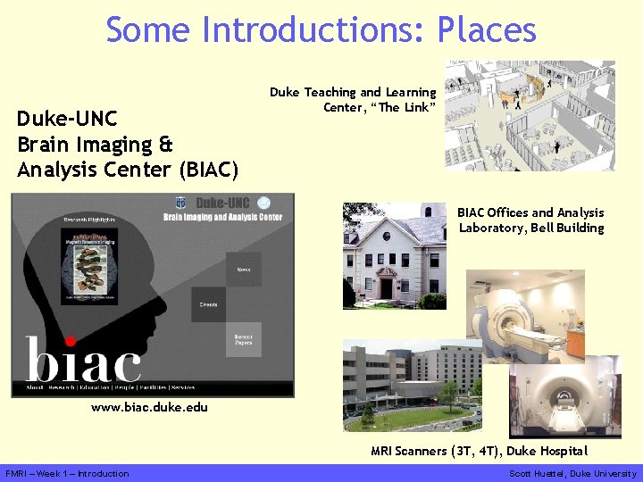 Welcome to the f MRI course Please sign