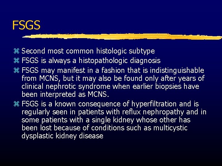 Idiopathic Nephrotic Syndrome Dr Fahad Gadi MD Pediatrics