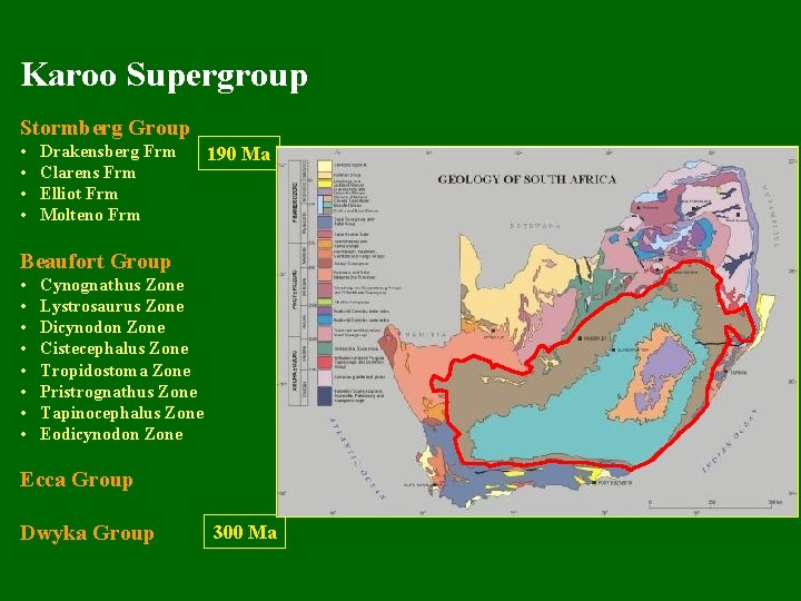 The Karoo Basin a mirror of 110 million