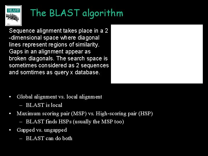 BI 420 Introduction to Bioinformatics Sequence alignment Gabor
