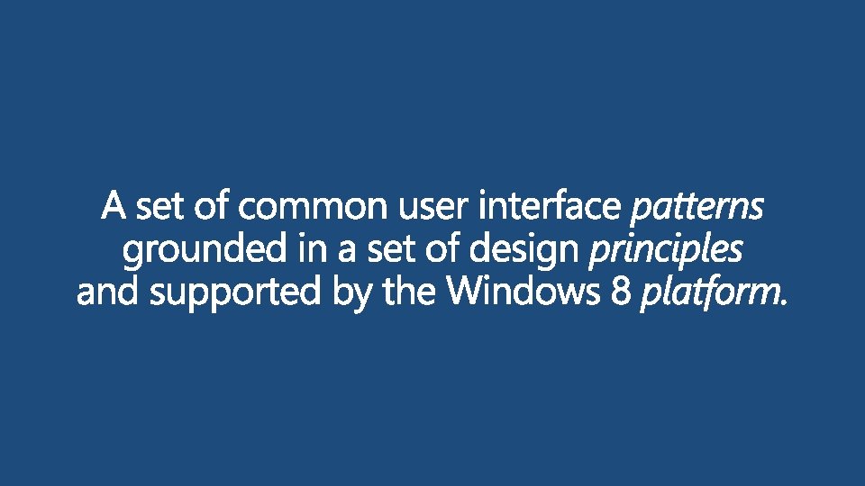 Building Metro style apps with HTML and Java